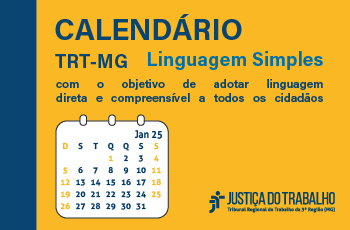 TRT-MG retoma atividades nesta terça-feira (7/1) — TRT-MG