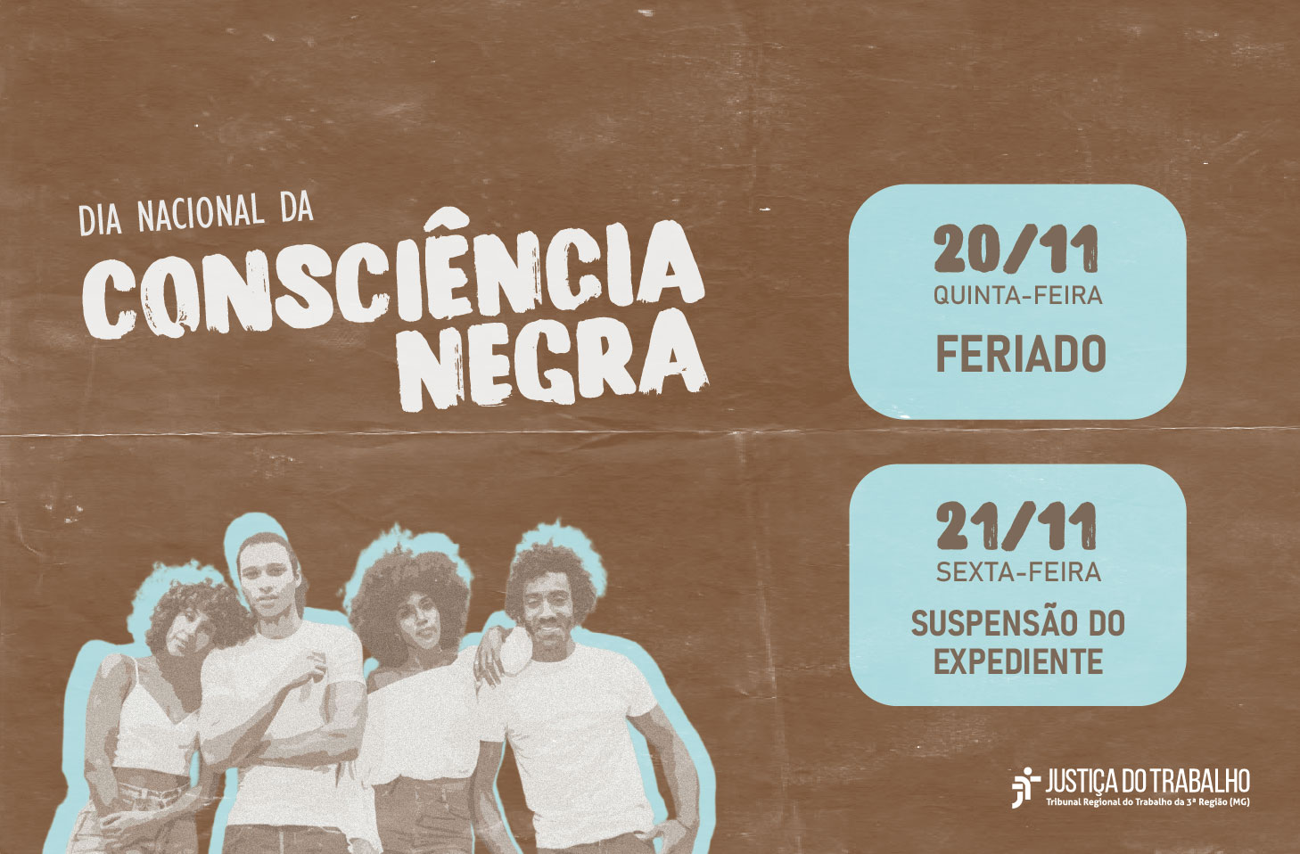 TRT-MG terá prazos suspensos nos dias 20 e 21 de novembro — TRT-MG