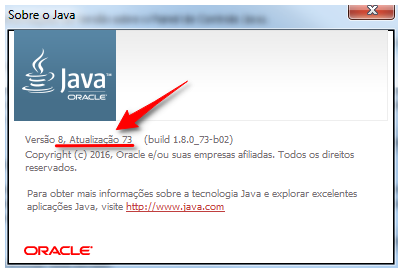 Java - Checar a versão do Java — TRT-MG