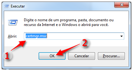 Windows - Checar a validade de seu certificado — TRT-MG